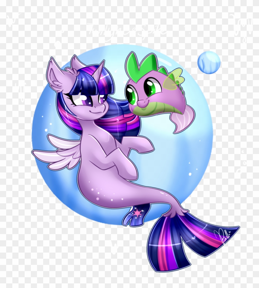 Twilight And Spike [mlp Movie] By Colirosablitz - Cartoon - Free ...
